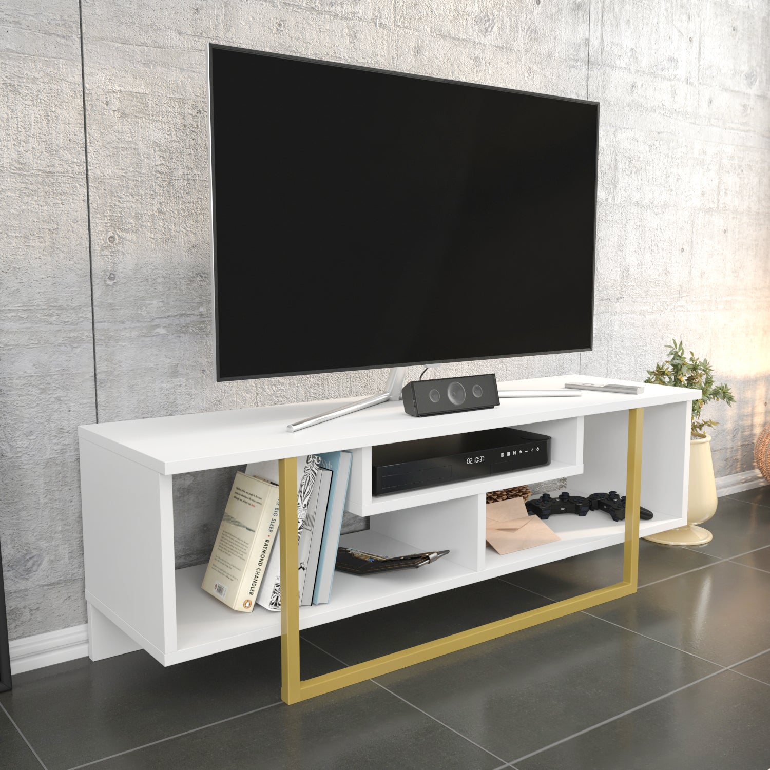 Asal 47 TV Stand Media Consol for Up To 60 TVs